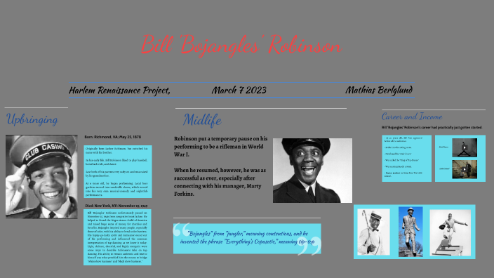 Bill Bojangles Robinson - Mathias Berglund by Mathias Berglund on Prezi