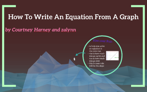 How To Write An Equation From A Graph by Courtney Harney on Prezi