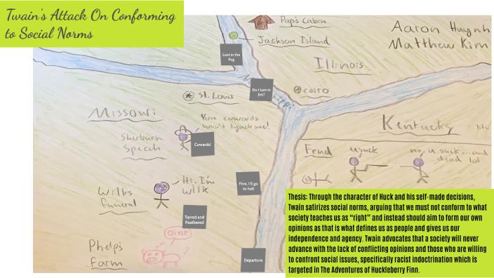 Huck Finn Satire Project: Social Norms by Aaron Huynh on Prezi