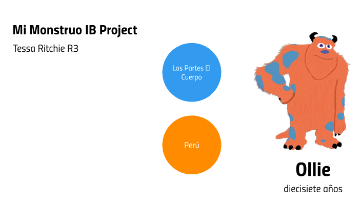 Mi Monstruo IB Project by Tessa Ritchie on Prezi