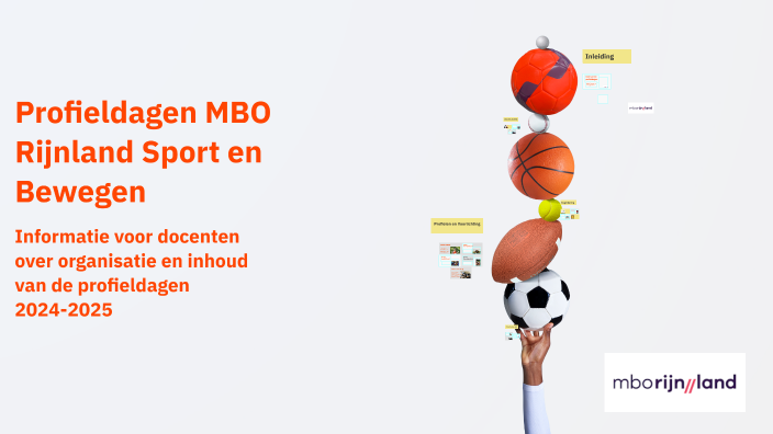 Profieldagen MBO Rijnland Sport en Bewegen by bart koppers on Prezi
