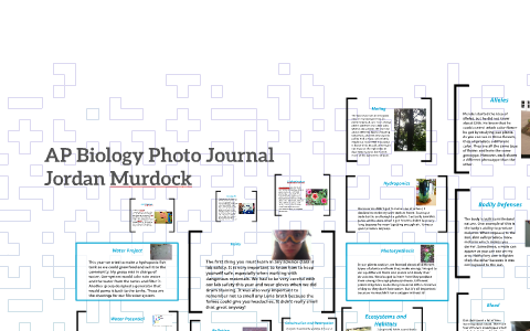 AP Biology Photo Journal by Jordan Murdock on Prezi