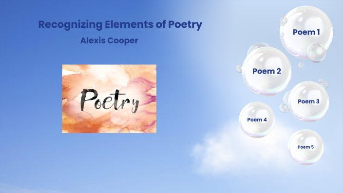 Recognizing Elements of Poetry by Alexis Cooper on Prezi