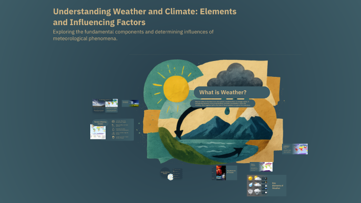 Understanding Weather and Climate: Elements and Influencing Factors by ...