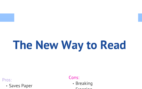 The New Way to Read Your Books by Kalen Doyle on Prezi