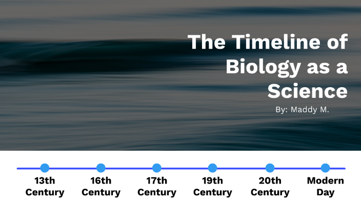The Timeline of Biology as a Science by Maddy Murias on Prezi