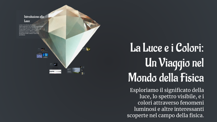 La Luce e i Colori: Un Viaggio nel Mondo della Fisica by Niccolo ...