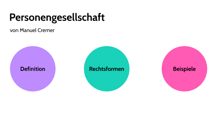 Personengesellschaft by Markus Schulung on Prezi