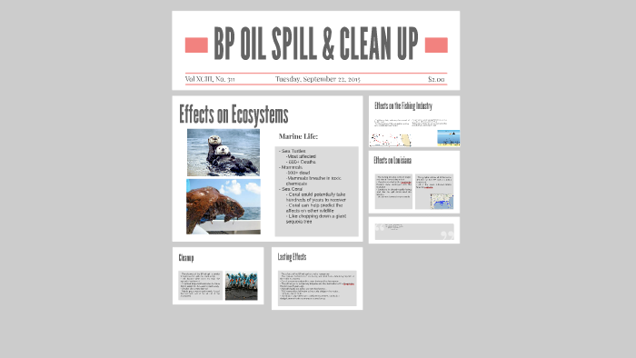 BP OIL SPILL & CLEAN UP by Harold Pavon on Prezi