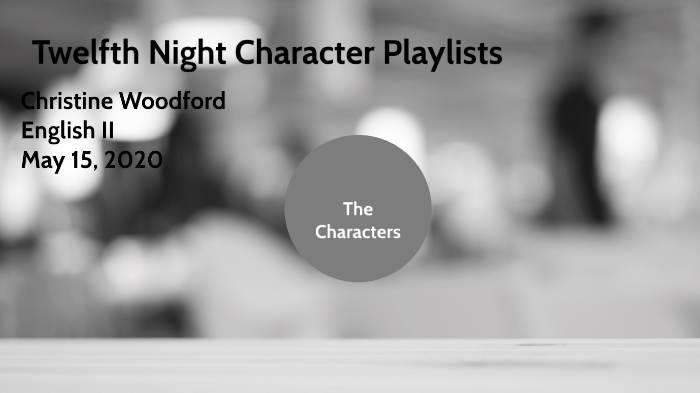 Twelfth Night Character Playlist by christine woodford on Prezi