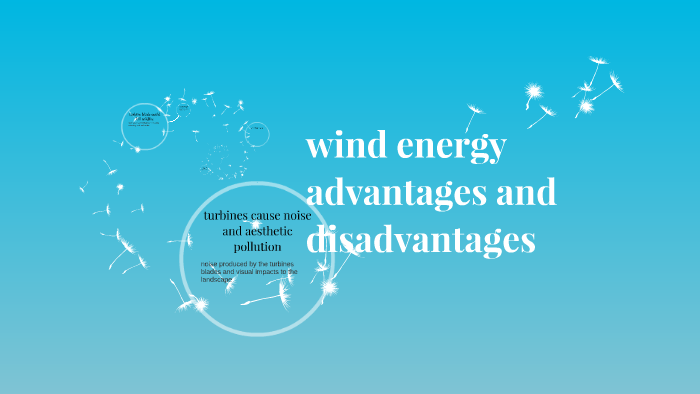 wind energy advantages and disadvantages by anthony waithe