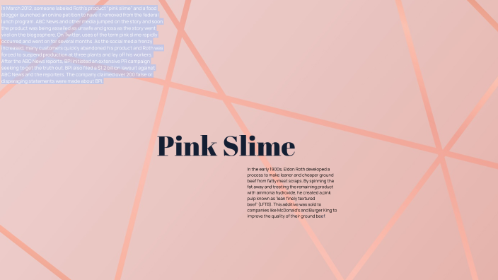 Pink Slime by Franchesca D Ruiz on Prezi