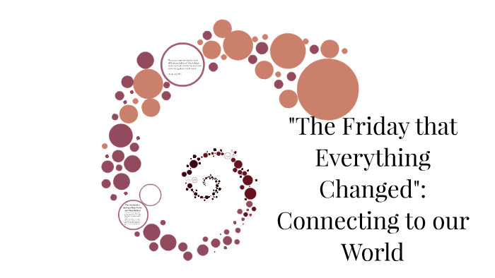 The Friday that Everything Changed Connecting to our World by kate ...