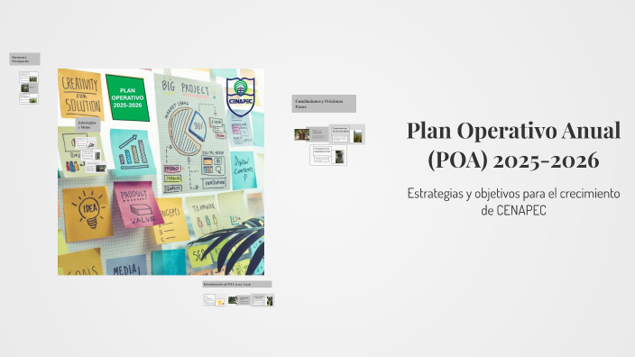 Plan Operativo Anual (POA) 2025-2026 by Bladimir Ramirez on Prezi