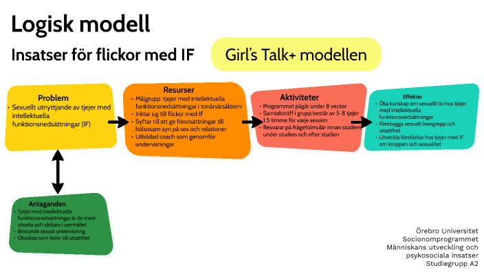 Logisk modell by Madina Lundgren on Prezi