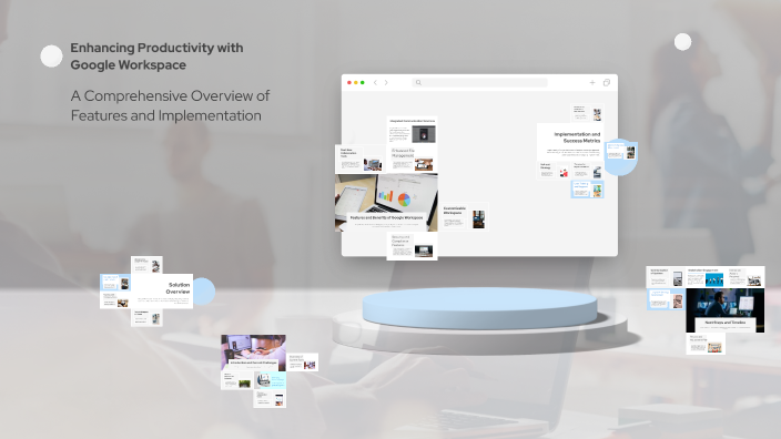 Enhancing Productivity with Google Workspace by Shukan Dholakia on Prezi