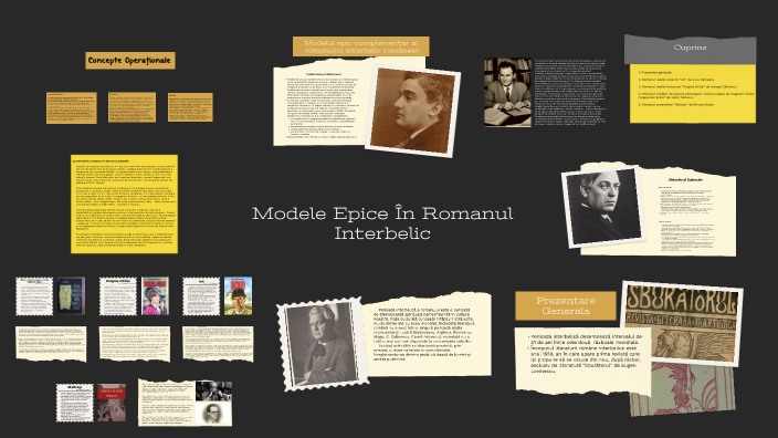 Modele Epice In Romanul Interbelic by Danea Andrei on Prezi