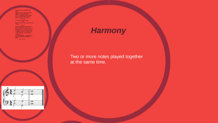 Two or more notes played together at the same time. by dawson de on Prezi