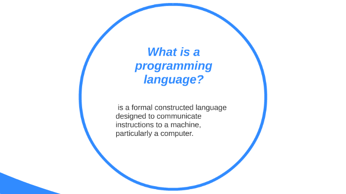 What is a programming language? by Roberto Arreola