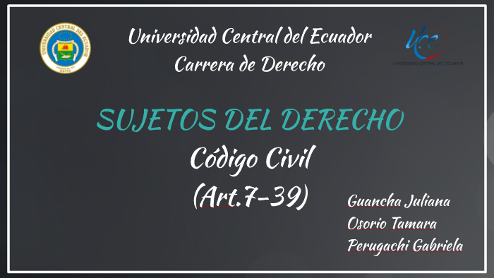 Código Civil Ecuatoriano by Juliana Guancha on Prezi
