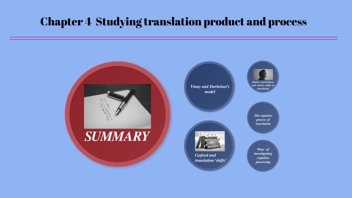 Chapter 4 Studying translation product and process by Son Nguyen on Prezi
