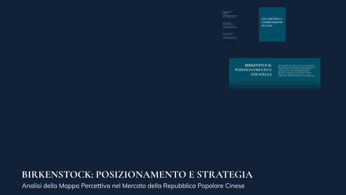 BIRKENSTOCK: POSIZIONAMENTO E STRATEGIA by Kasper Pazucha on Prezi