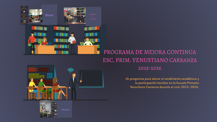 PROGRAMA DE MEJORA CONTINUA DE LA ESC. PRIM. VENUSTIANO CARRANZA 2025 ...