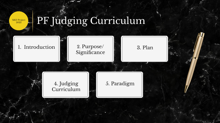 PF Judging Curriculum by Isaiah Jung on Prezi