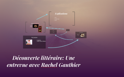 Découverte littéraire: Une entrevue avec Rachel Gauthier by stéphanie ...