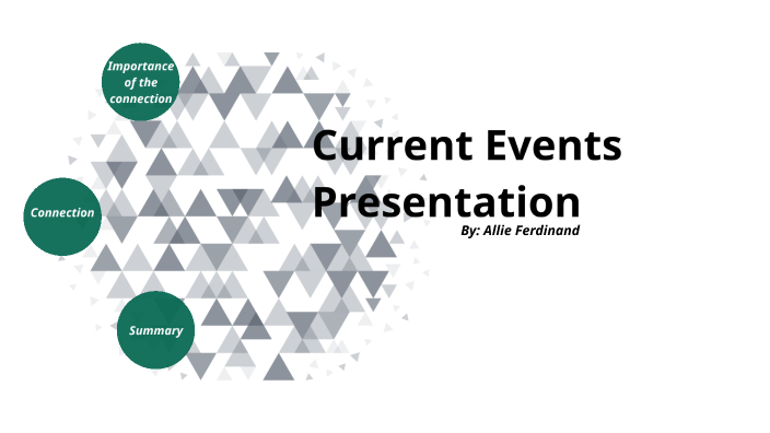 Current Events Presentation by Allie Ferdinand on Prezi
