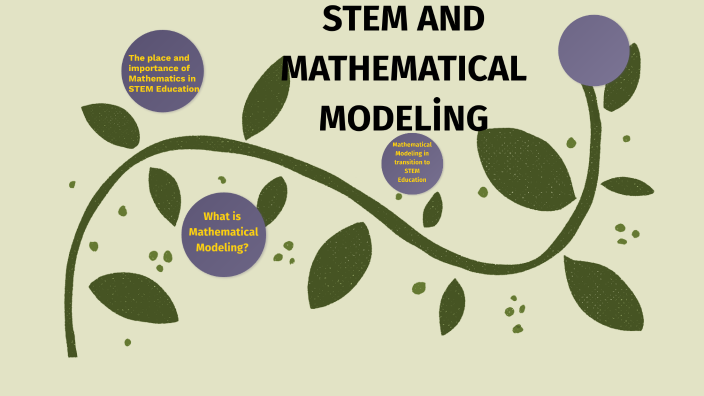 INTERDISCIPLINARY MATHEMATICAL MODELING ACTIVITIES IN STEM by Sude Y on ...