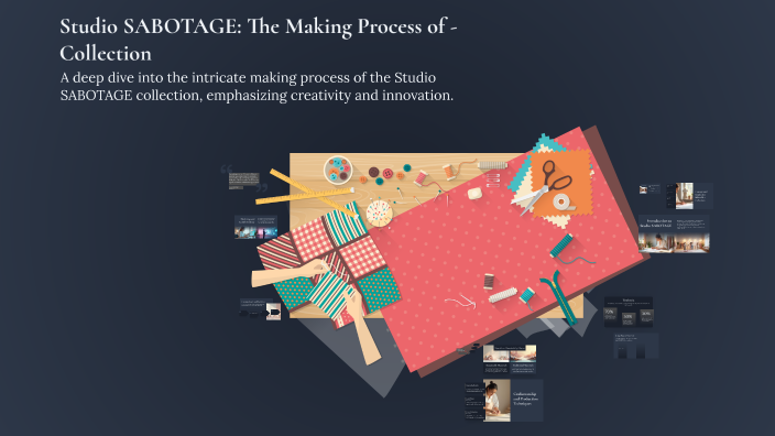 Studio SABOTAGE: The Making Process of - Collection by Luz Shannia ...
