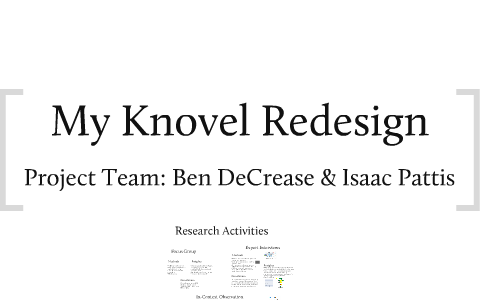 HCDE 518 Design Presentation by Ben DeCrease