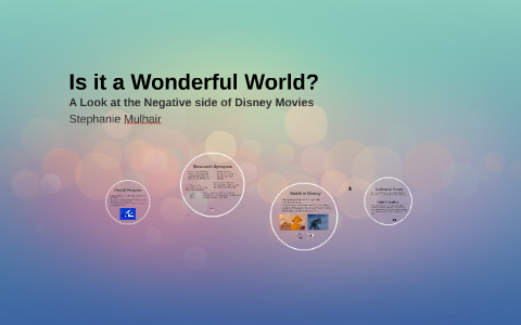 Disney's Negative Influence by Mulhair Stephanie on Prezi