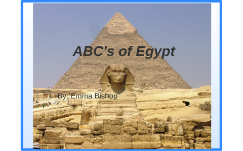 ABC's of Egypt by Emma Bishop