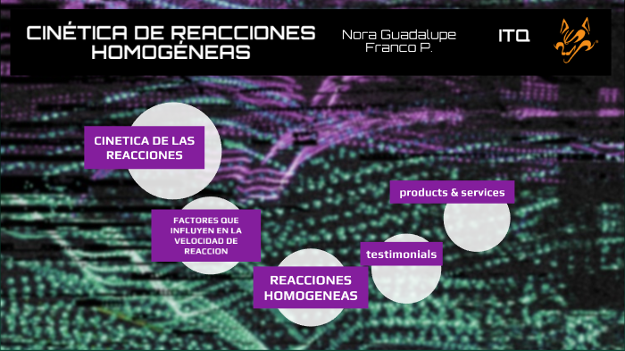 CINETICA DE REACCIONES HOMOGENEAS by Nora Guadalupe Franco Pérez on Prezi