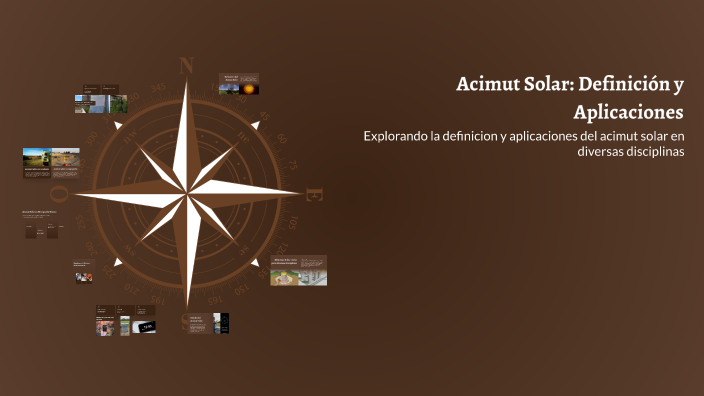 Acimut Solar: Definición y Aplicaciones by Jorge Luis Coronado Sanchez ...