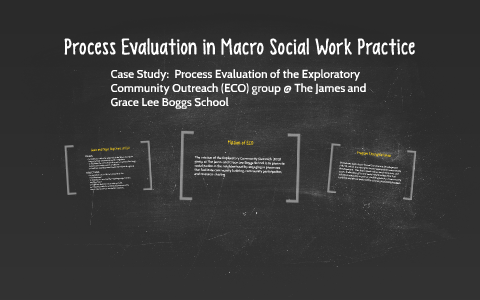 Process Evaluation in Macro Social Work Practice by Laura De Palma on Prezi