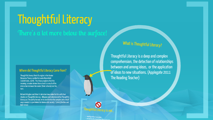 Thoughtful Literacy by on Prezi