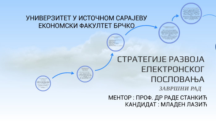 СТРАТЕГИЈЕ РАЗВОЈА ЕЛЕКТРОНСКОГ ПОСЛОВАЊА by Mladen Lazic on Prezi