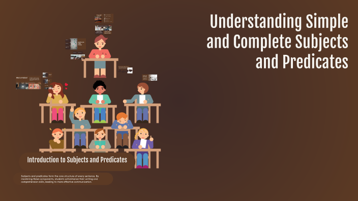 Understanding Simple and Complete Subjects and Predicates by Nora Emam ...