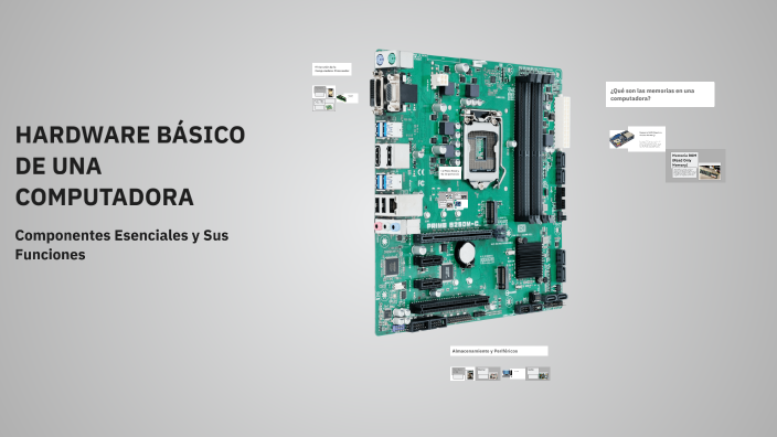 HARDWARE BÁSICO DE UNA COMPUTADORA by Emily Garcia on Prezi