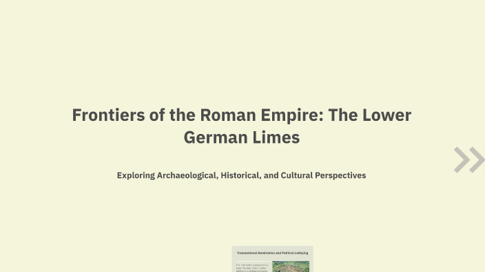 Frontiers of the Roman Empire: The Lower German Limes by Ashanti Anselm ...