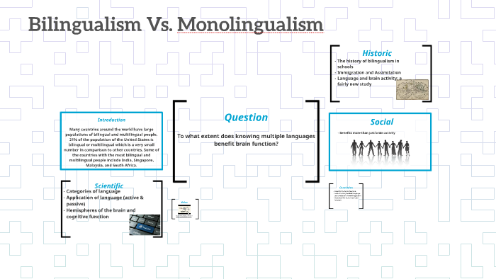 Bilingualism Vs. Monolingualism by Cameron Brown on Prezi