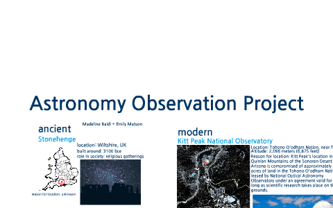 Astronomy Observation Project by Madeline Baldi on Prezi
