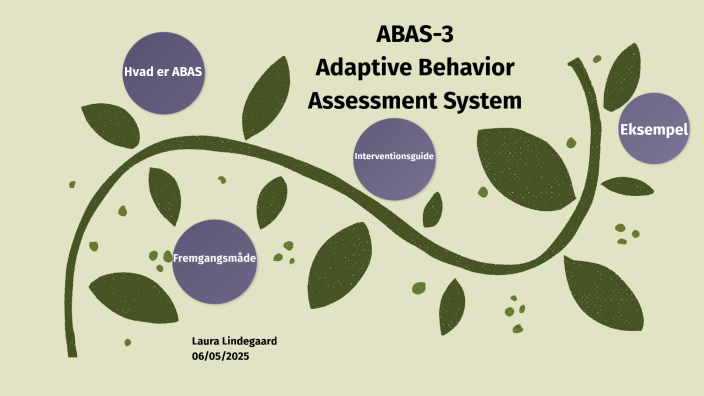 ABAS-3 Adaptive Behavior Assessment System by Laura Lindegaard on Prezi