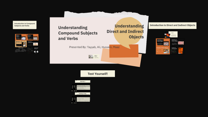 Understanding Compound Subjects, Verbs, and Objects by Muhammad Tayyab ...