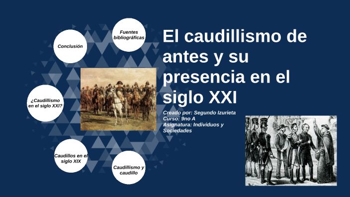 El caudillismo de antes y su presencia en la actualidad by Segundo ...