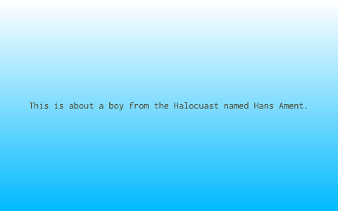 hans ament by faith atkins on Prezi