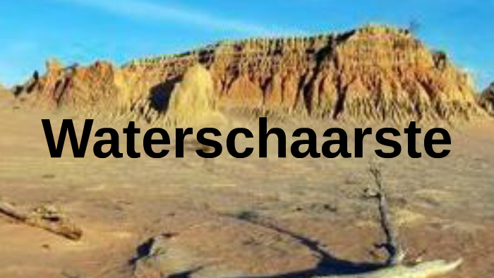 Waterschaarste by Brent Van Den Heuvel on Prezi
